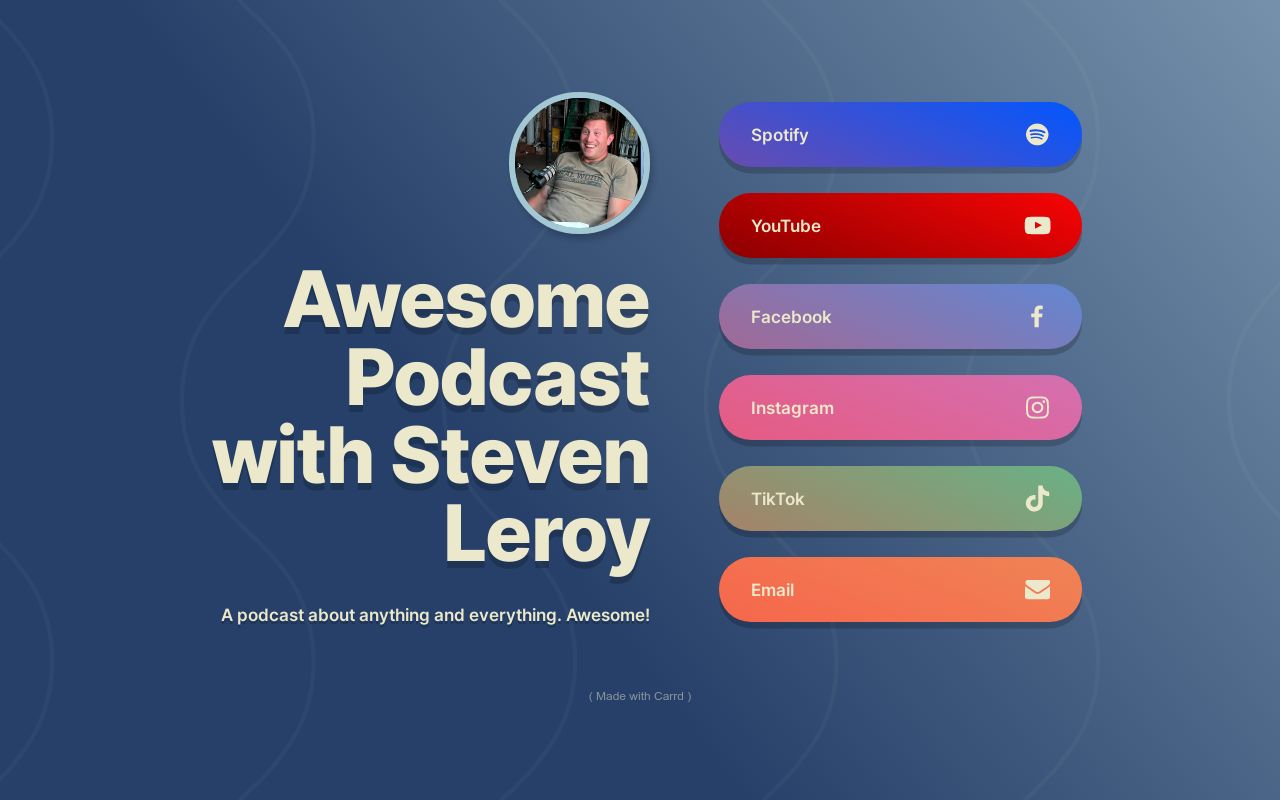 Awesome Podcast with Steven Leroy
